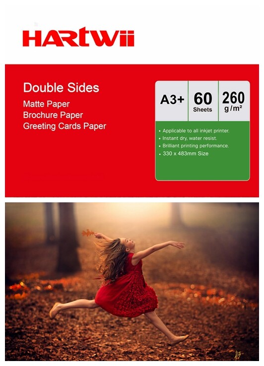 A3 Plus A3+ Matte Thick Photo Paper Double Side Print 13x19" 260Gsm 60 ...