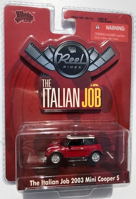 *REEL RIDES* "Italian Job" RED 2003 MINI COOPER S 1:64 by Malibu ...