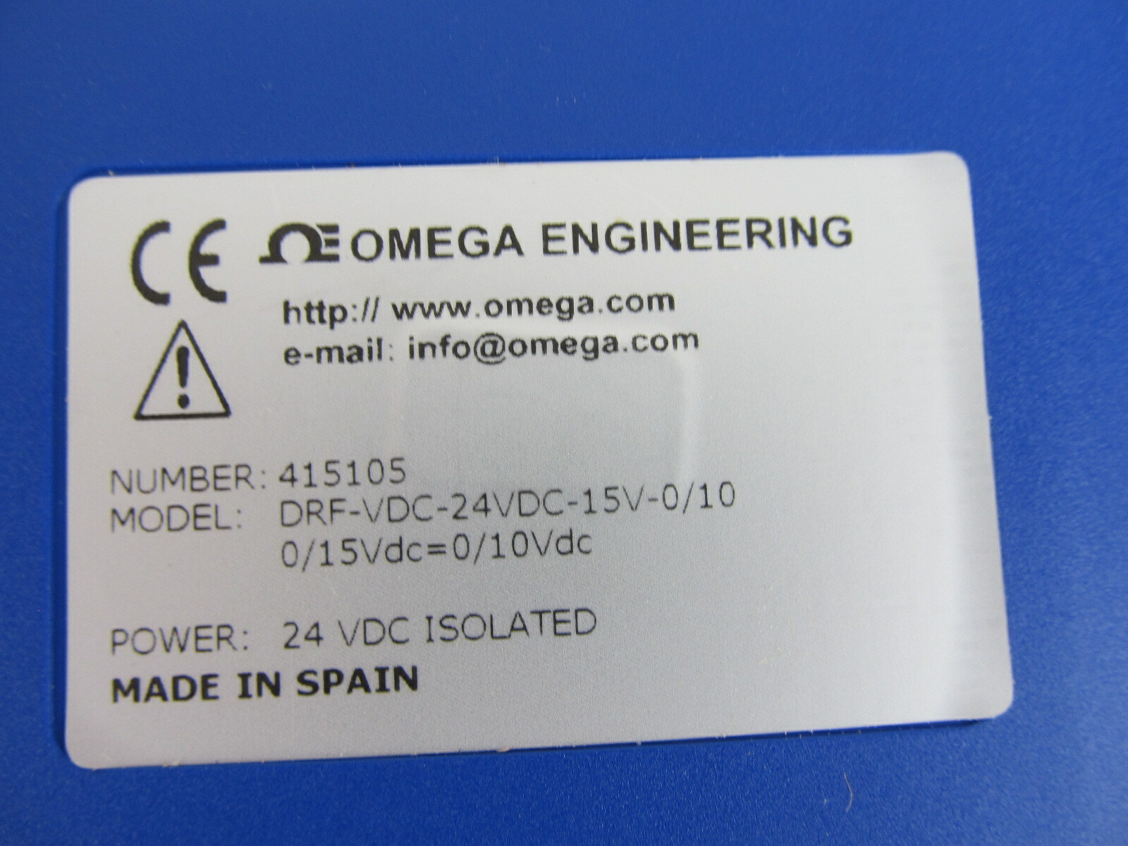 Omega DRF-V 415105 DRF-VDC-24VDC-15V-0/10 | eBay