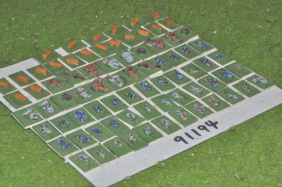 6mm colonial / generic - mixed casualties & markers c.78 figs pieces ...
