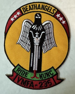 Death AngelsVMFA-235 Fighter Attack Squadron 4.5" Patch US Marine Corps ...