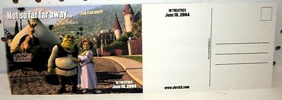 SHREK 2 - PROMO MOVIE POSTCARD - 4 X 6 | eBay