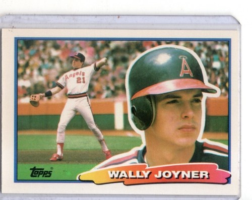 1988 Topps Big Baseball Card #52 Wally Joyner California Angels ...