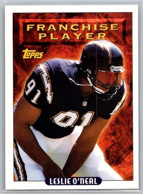 Leslie O'Neal 1993 Topps - FRANCHISE PLAYER San Diego Chargers 87 | eBay