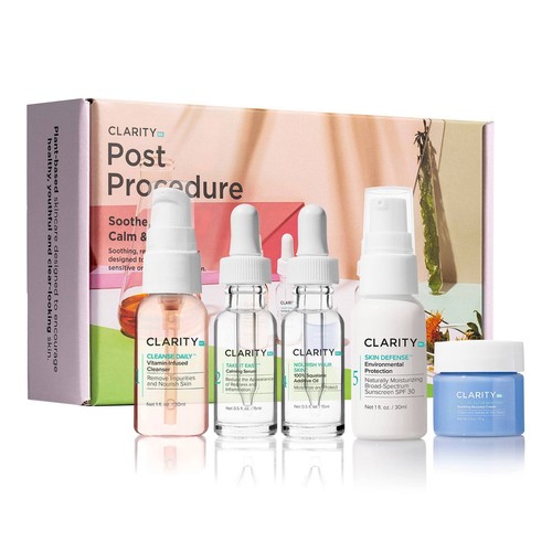 Post-Procedure Skincare Kit, Includes Natural Plant-Based -Infused Face ...