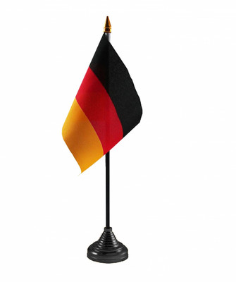 GERMANY TABLE FLAG Desktop flags WITH BLACK BASE German Berlin Munich ...