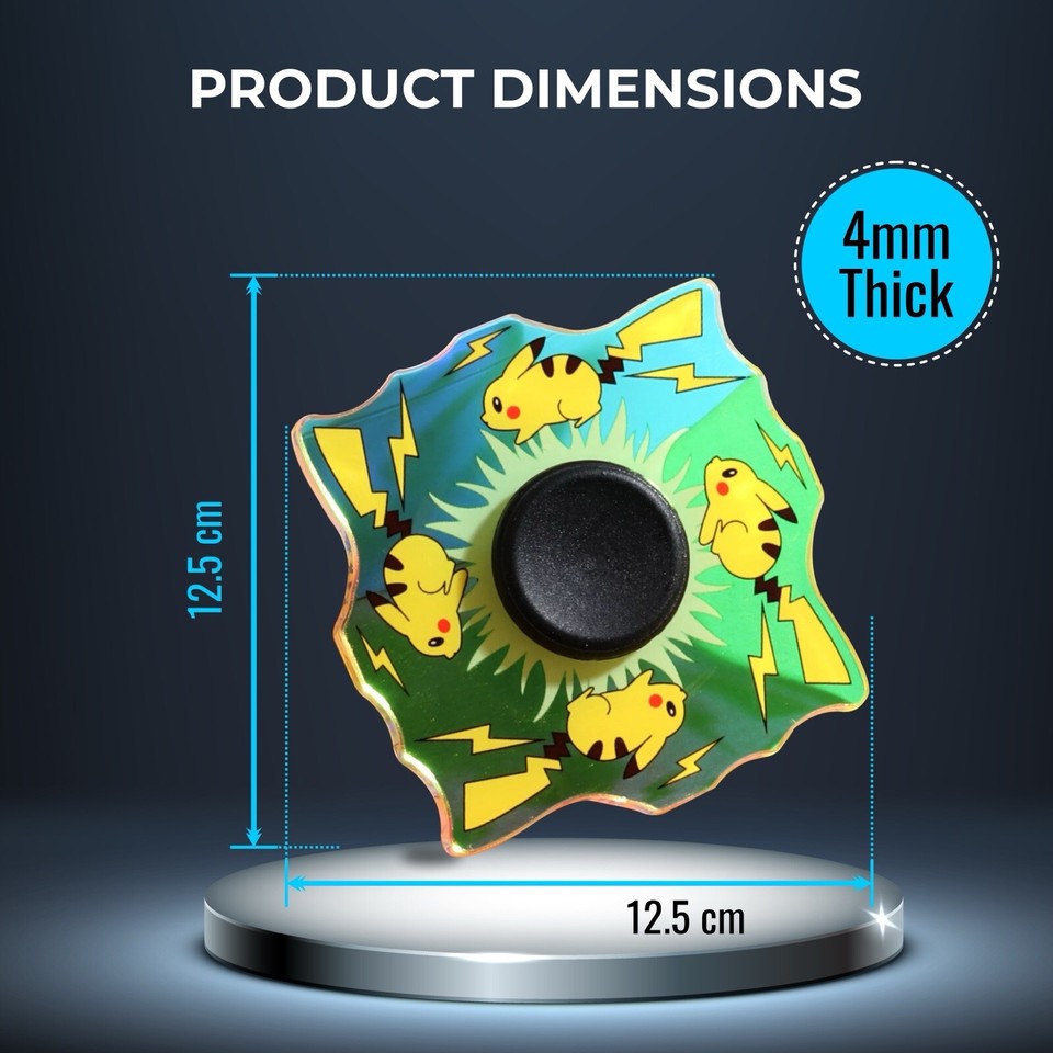 New Anime Fidget Spinner Toy Fingertip Spin Stress Focus Hand Fun Toys ...