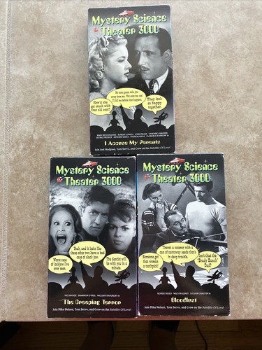 Mystery Science Theater 3000 VHS Lot Bundle Of 3 MST3K. Great Condition ...