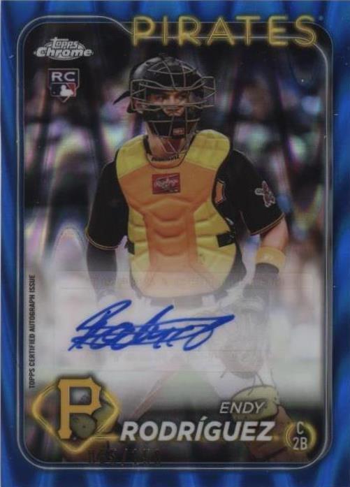 2024 Topps Chrome Update Series - Autographs Endy Rodriguez #AC-ER Blue ...