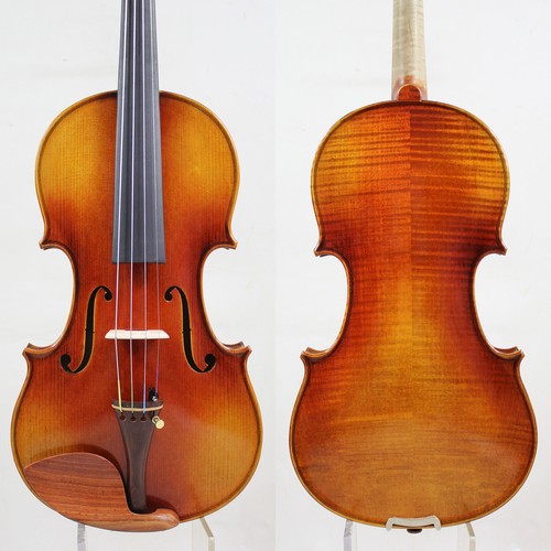 Antique Varnish!Copy of Stradivari 4/4 Violin M8075 Strong rich warm ...