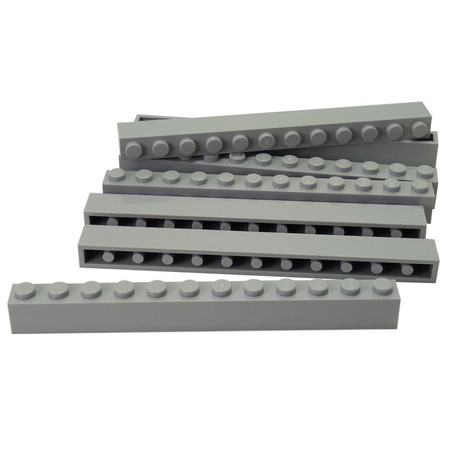 LEGO Light Bluish Gray 1x12 Bricks Building Brick Pieces 6112 for sale ...