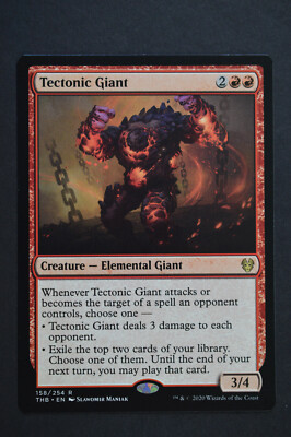 Magic The Gathering: Tectonic Giant - TBH - Rare NM - MTG Unplayed | eBay