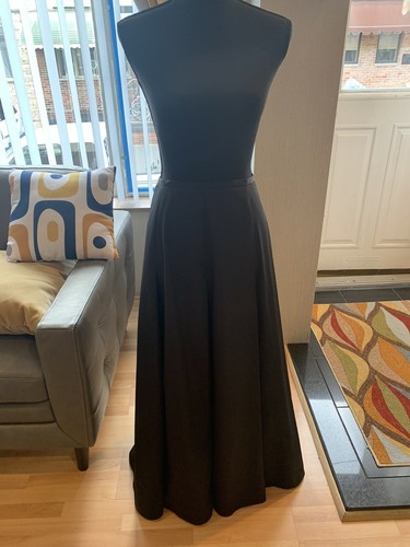 Sutton/Studio Black Pleated Full Maxi Evening Skirt - Size 12 | eBay