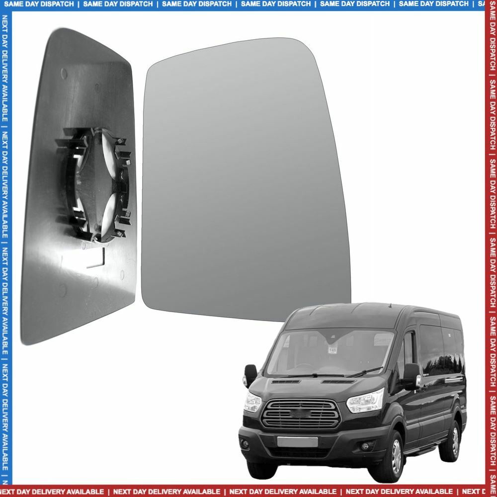 Ford Transit Right Driver wing mirror glass 2014-2023 door side | eBay UK