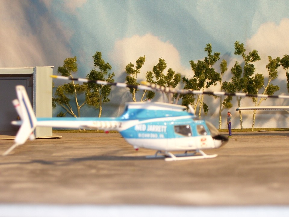 Pro built kit of Matchbox 1/72 scale Bell Jet Ranger copter | eBay