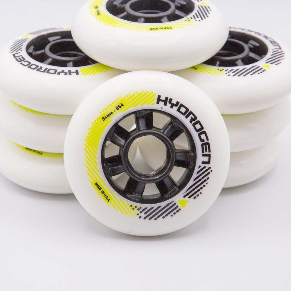 Rollerblade Hydrogen 84mm 85A Wheels 8 Pack, Made in USA | eBay