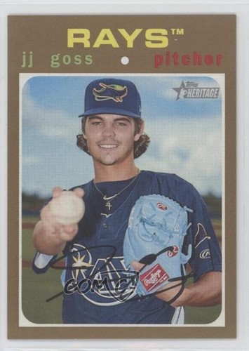 2020 Topps Heritage Minor League Edition Gold /15 JJ Goss #123 | eBay
