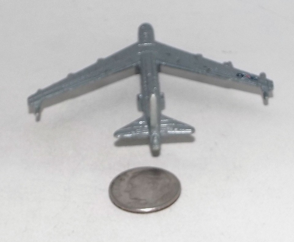 Small Micro Machine USAF B-52 Strato Fortress Jet Bomber in Bare Metal ...