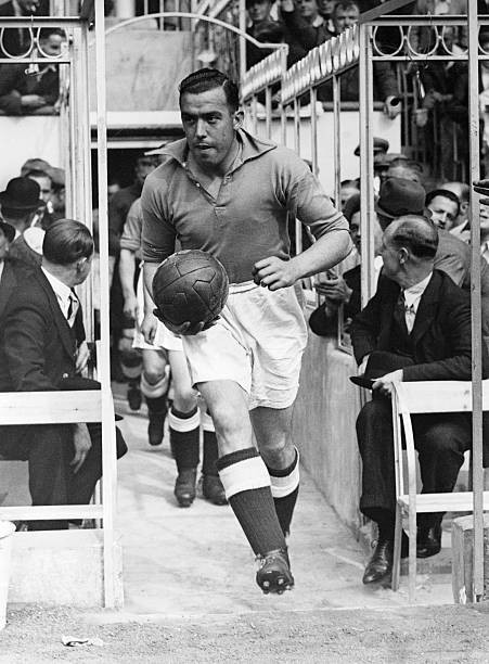 Dixie Dean in a match Arsenal v Everton Historic Old Photo | eBay Australia