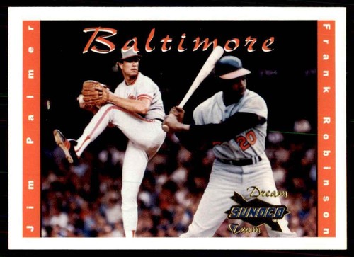 2001 Sunoco Dream Team Jim Palmer/Frank Robinson 102 Baseball Cards #5 ...