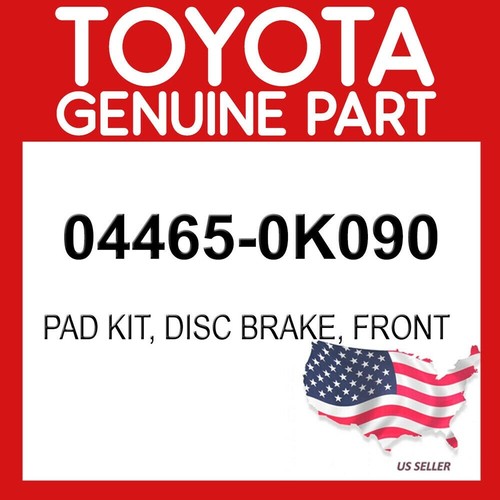 TOYOTA GENUINE 04465-0K090 PAD KIT, DISC BRAKE, FRONT OEM | eBay