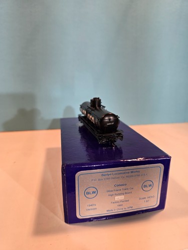 Berlyn Locomotive Works HOn3 scale Conoco Wide Frame Tank Car #27 | eBay