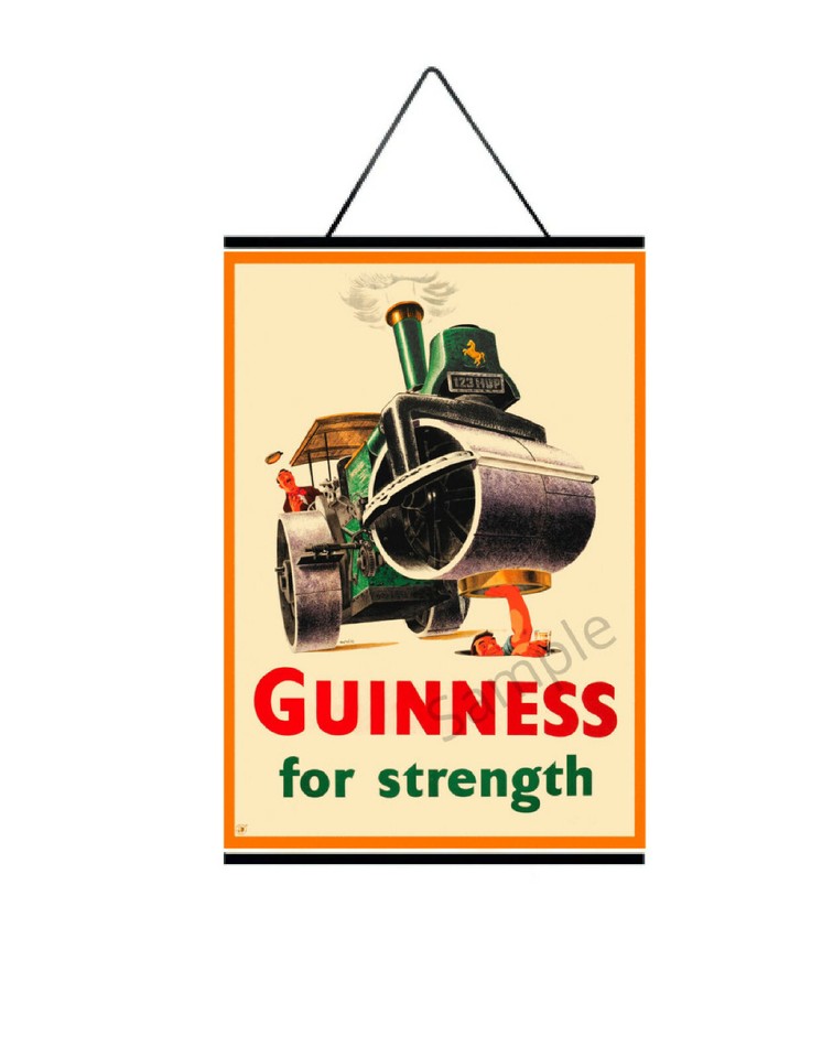 Vintage GUINNESS Poster Toucan Alcohol Beer Drink Funny Animals Advert ...