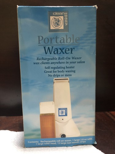 Clean + Easy Professional Waxing System, Rechargeable Roll-on Waxer ...