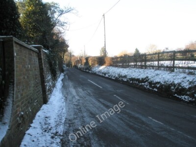 Photo 6x4 Looking westwards along Rake Lane from Rake Mill House ...