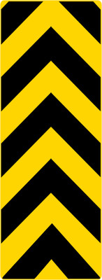 3M HIA Reflective CHEVRON OBJECT MARKER STRIPE OM3-C - Dot Compliant 12 ...