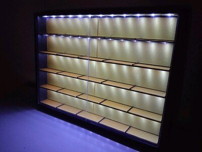 LED Display Case For Matchbox Cars 1:64 Scale 24 Diecast Toy Cars Wall ...