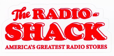 Radio Shack Logo Sticker (Reproduction) | eBay