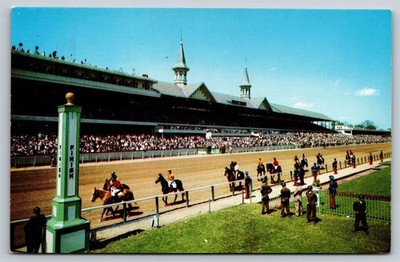 Kentucky Derby KY Louisville Churchill Downs Horse Race Track Postcard ...