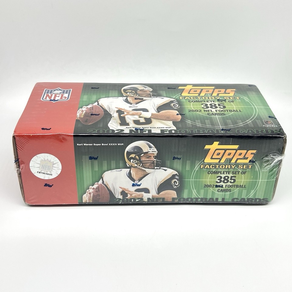 2002 Topps NFL Football Factory Complete Set SEALED 385 Cards 1st TOM ...