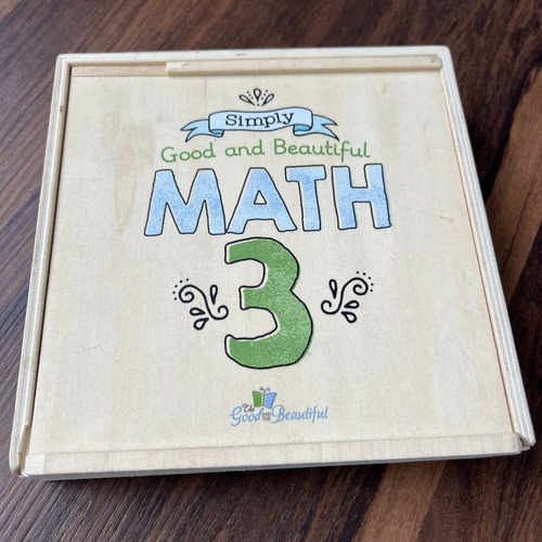 The Good and the Beautiful Math 3 Wooden Math Box 3rd Grade ...