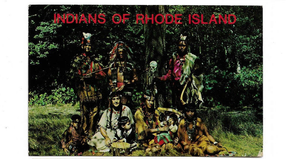 Indians Of Rhode Island ~ Vintage Postcard ~ Narragansett Indians | eBay