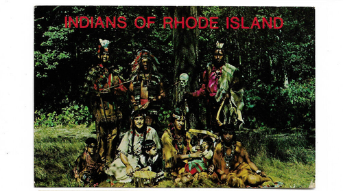 Indians Of Rhode Island ~ Vintage Postcard ~ Narragansett Indians | eBay