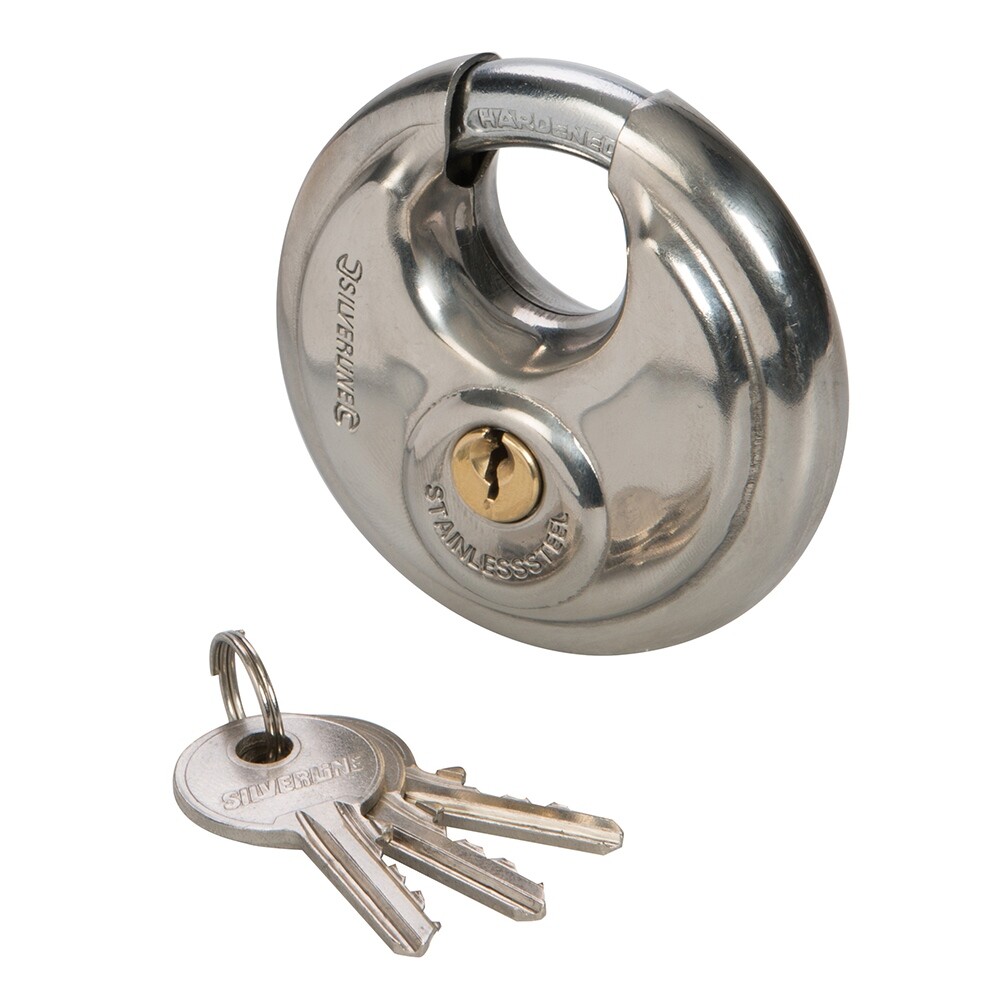 70MM STAINLESS STEEL DISC PADLOCK 292707 5060012965365 | eBay