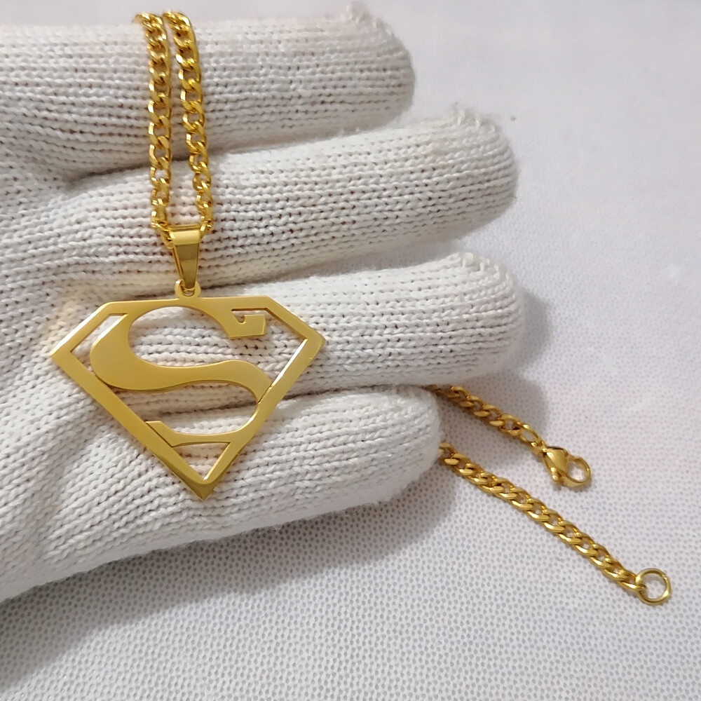 Superman Gold Chain Superman Logo Necklace Cool Collectables