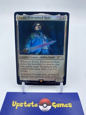 Magic Lord of the Rings Frodo, Determined Hero Promo Foil NM MTG | eBay