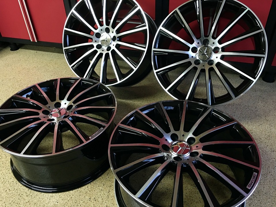 20" MERCEDES BENZ 20 INCH RIMS WHEELS 20/8.5 20/9.5 FITS CLS550 CLS500 ...