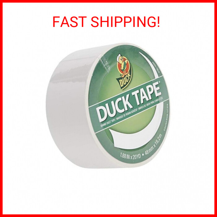 Duck 1265015 1.88" x 20 yd Winking Tape, Single Roll, White | eBay