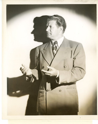 Vintage 8x10 Photo Jay Jostyn radio Actor NBC Mr. District Attorney ...