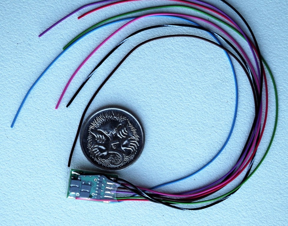 DCC decoder TCS Train Control Systems FL4, Function Only,4 lighting ...