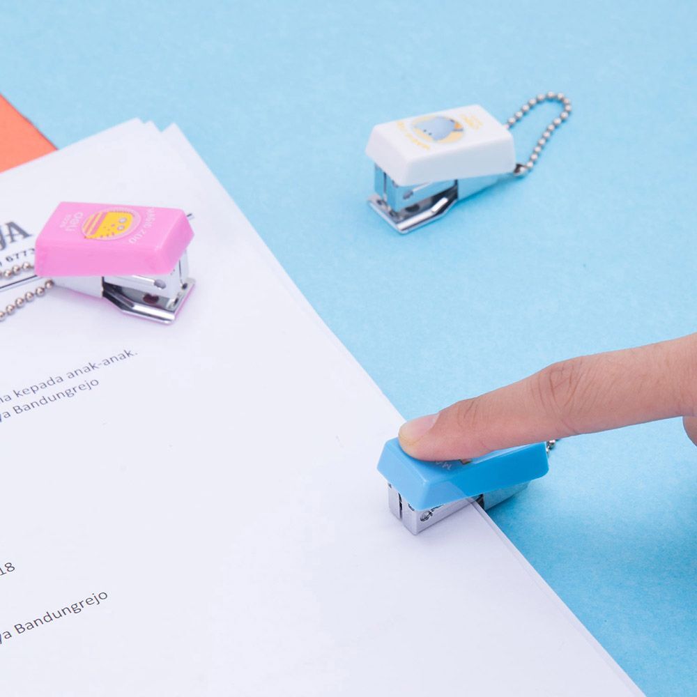 Deli Portable Stapler 12 Sheets Capacity Paper Binder Binding Staple ...