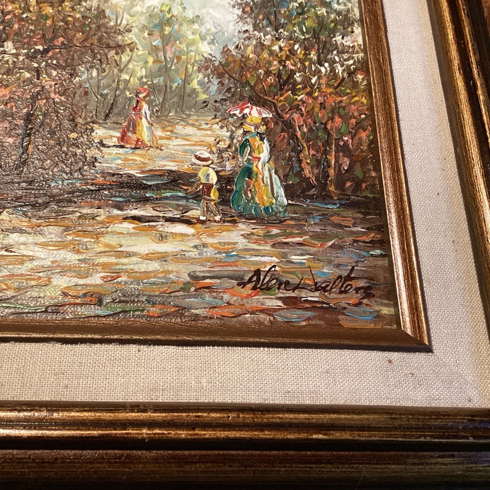 Impressionist Oil Painting On Board Signed By Original Artist Alan ...