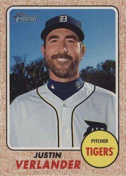 2017 Topps Heritage - #417 Justin Verlander for sale online | eBay