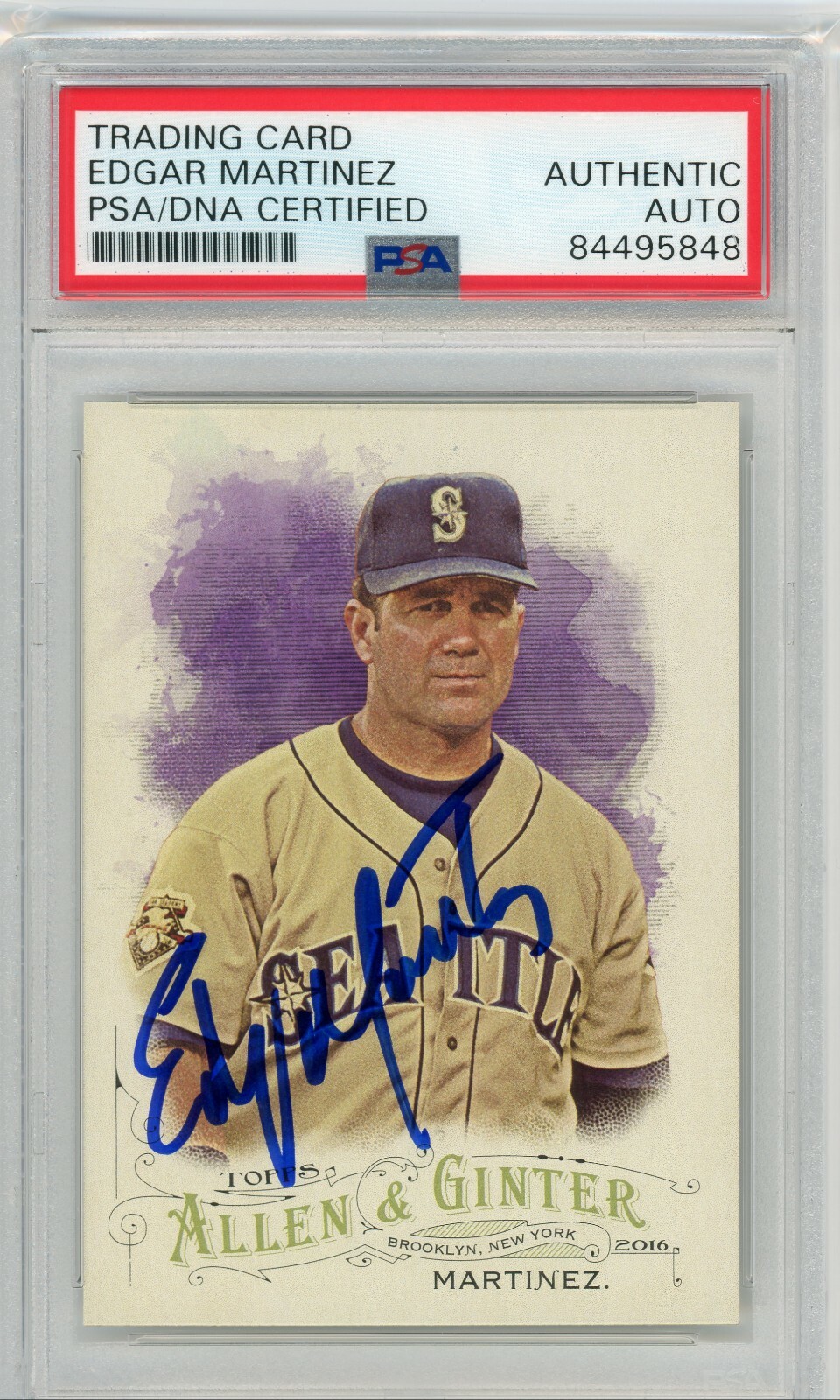 Edgar Martinez Autographed Memorabilia | Signed Photo, Jersey ...