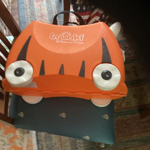 Trunki Orange Sunny Tiger Stripe Melissa & Doug Ride-On Pull Along Kids ...