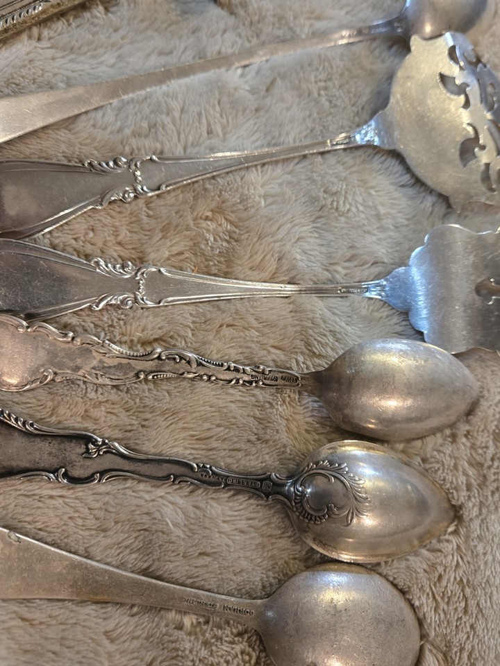 VINTAGE STERLING SILVER SCRAP FLATWARE LOT 212.4 GRAMS | eBay